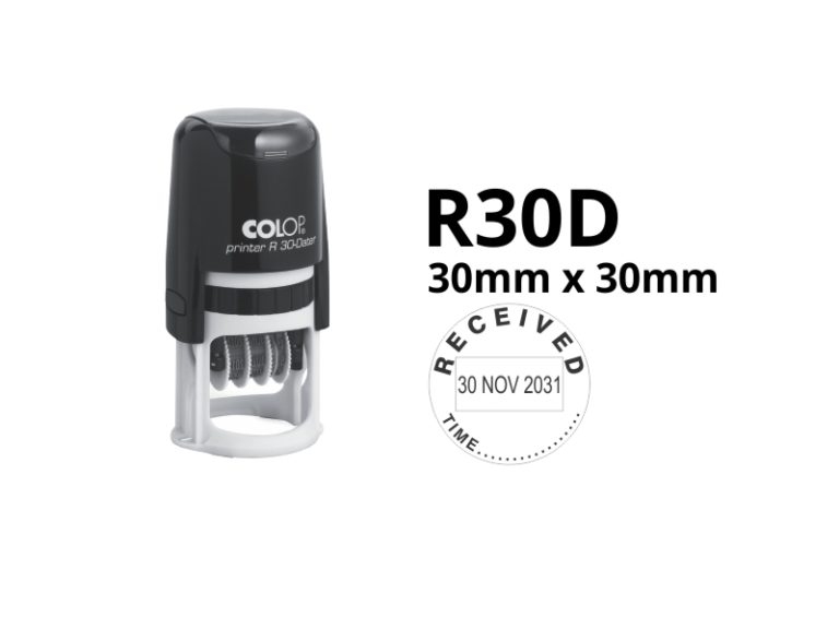 R30D Self Inking Date Stamp - Stamps Plus