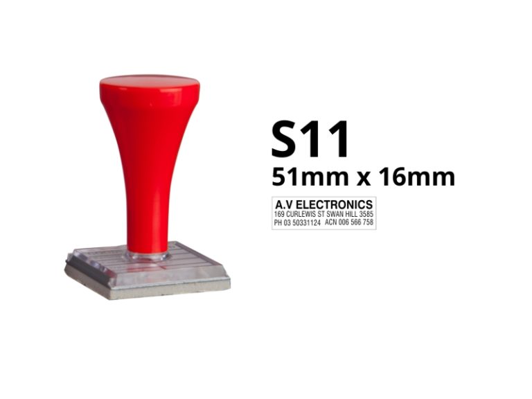 S11 Traditional Rubber Stamp - Stamps Plus