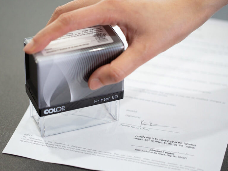 Justice of the Peace Stamp NSW P50 - Stamps Plus