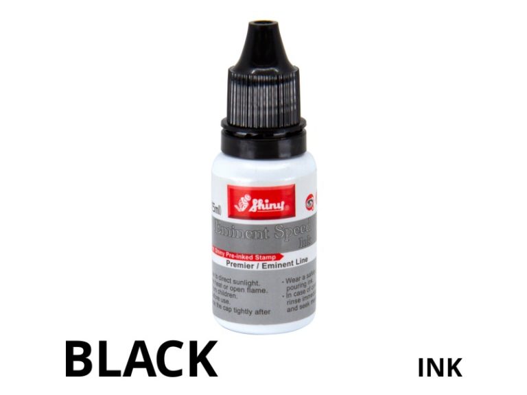 Black Pre-Inked Stamp Refill Ink - Stamps Plus