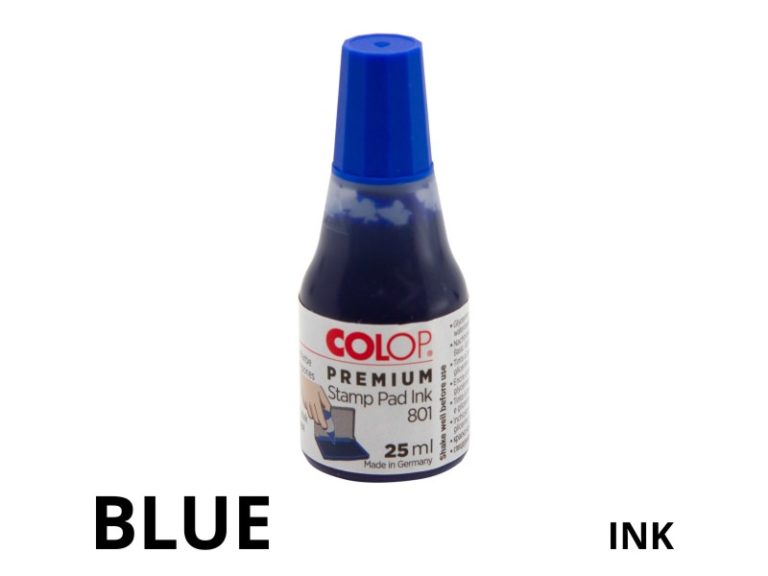 Blue Stamp Pad Ink 801 - Stamps Plus
